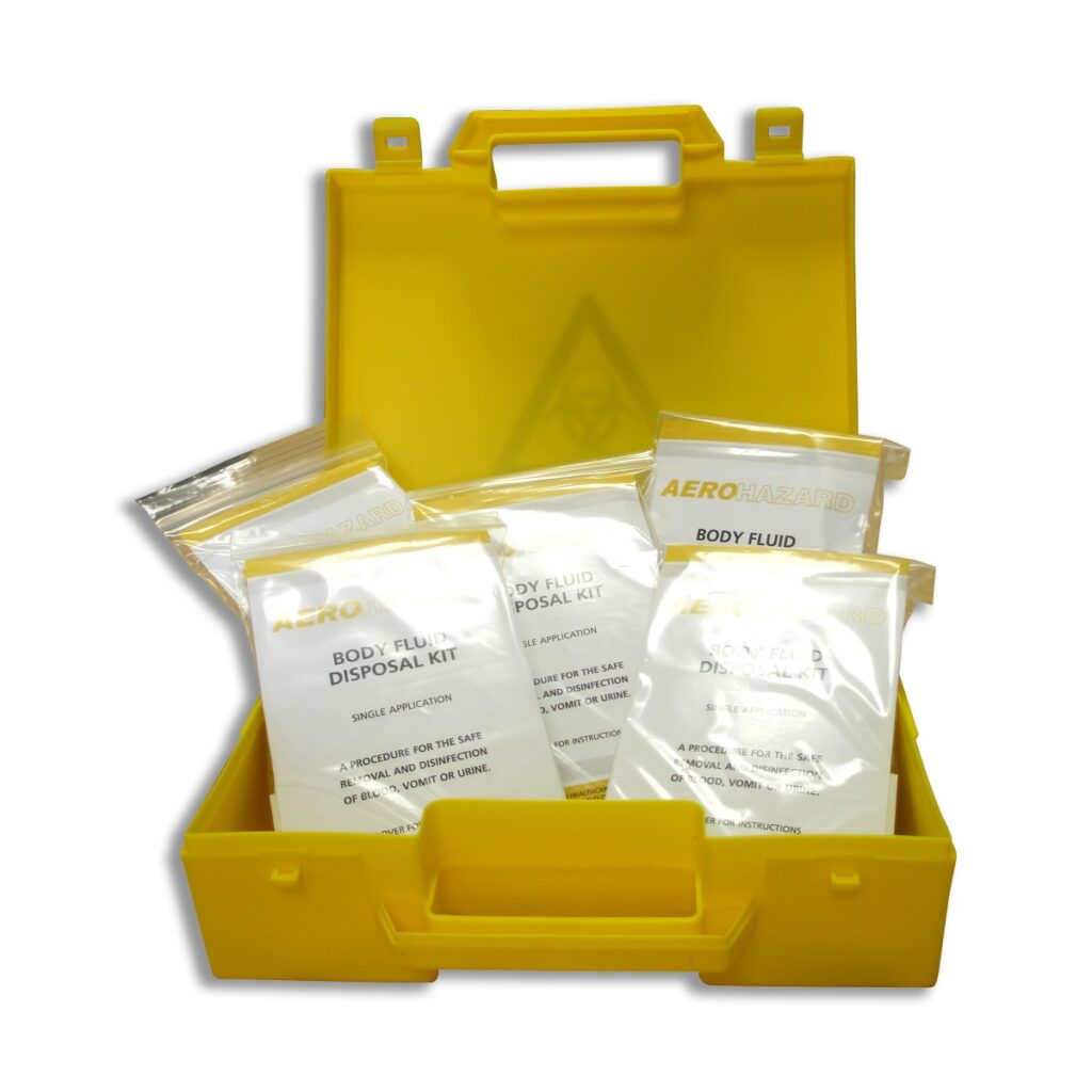 5 Application Biohazard Body Fluid Spill Kit | H-TEC