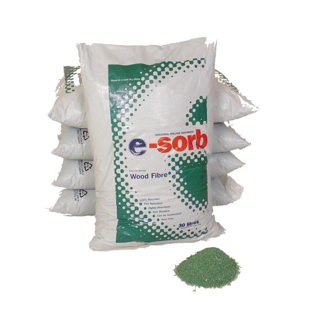 E-Sorb 30 Litre Bag of Wood Fibre absorbent Granules | H-TEC
