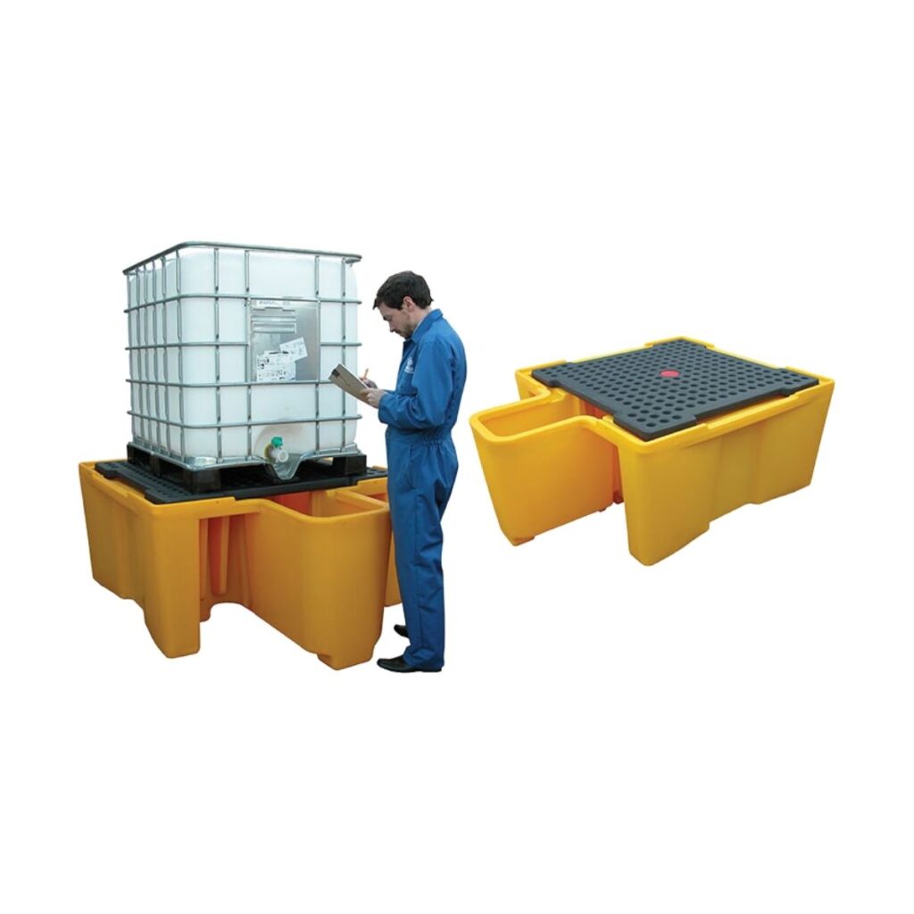 IBC Spill Pallet With Dispenser End | H-TEC